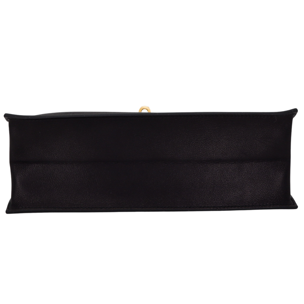 Hermès Kelly Danse II Black Volupto Leather Gold Hardware – Privé Porter