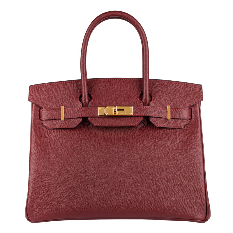 Hermès 30cm Birkin Rouge H Contour Epsom Leather Gold Hardware – Privé ...
