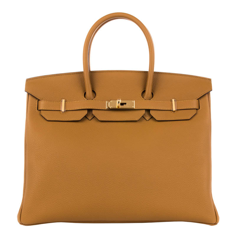 Hermès 35cm Birkin Caramel Togo GHW exclusive at Privé Porter